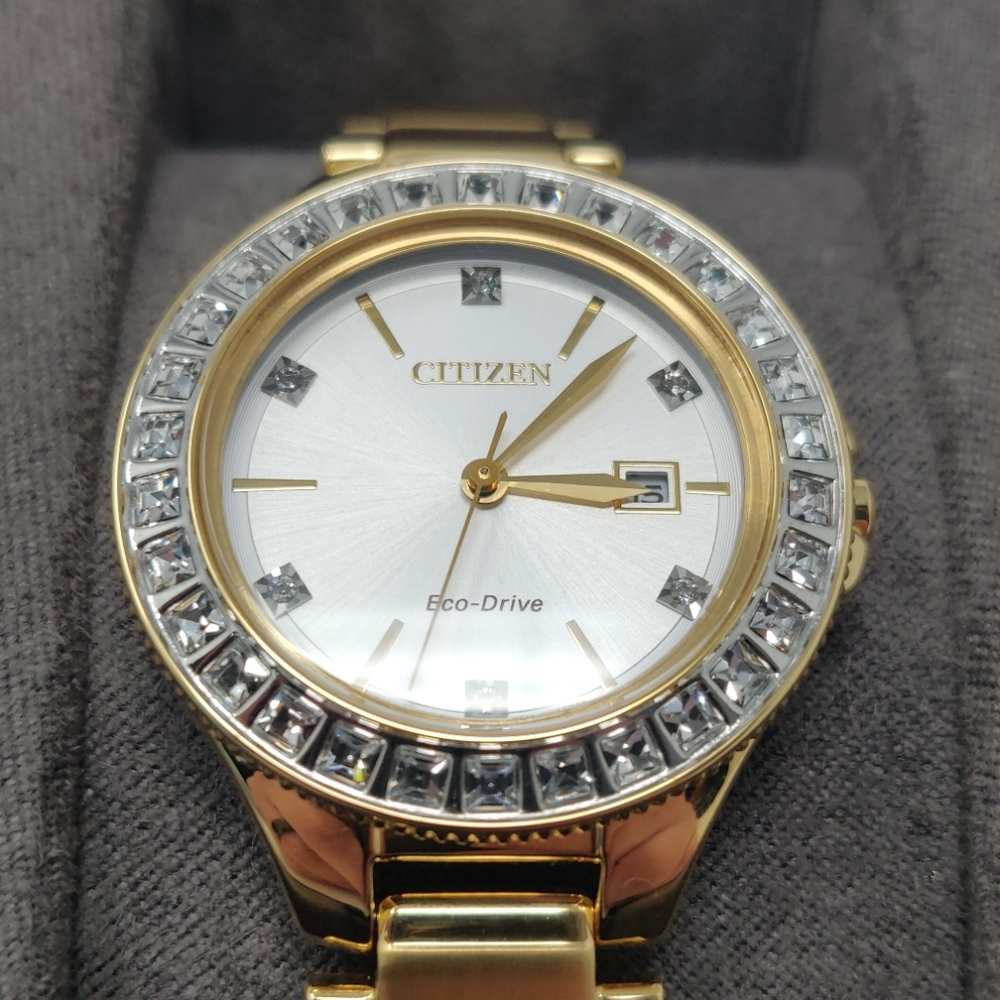 Citizen Silhouette Crystal Eco- Drive Watch - Gem